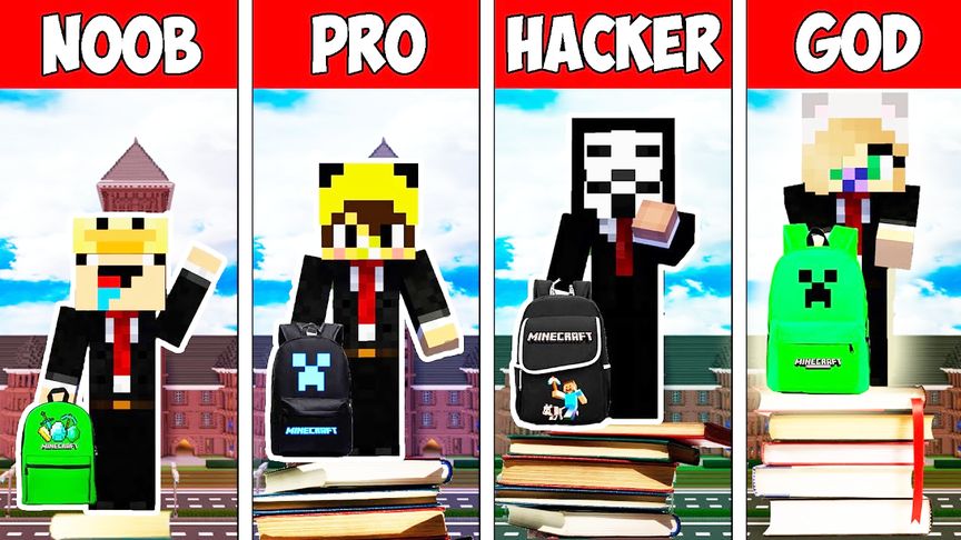 我的世界搞笑动画:新手对高手MC世界中攻击挑战