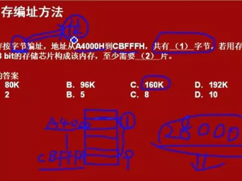 7.3 编址与存储相关计算