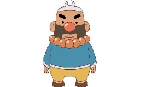 育儿简笔画:和孩子一起画《西游记》之沙僧