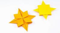 手工纸艺小课堂, 指南针玫瑰星的折纸方法, 步骤很简单!