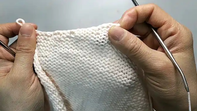 第九件毛衣后领收针教程(二)