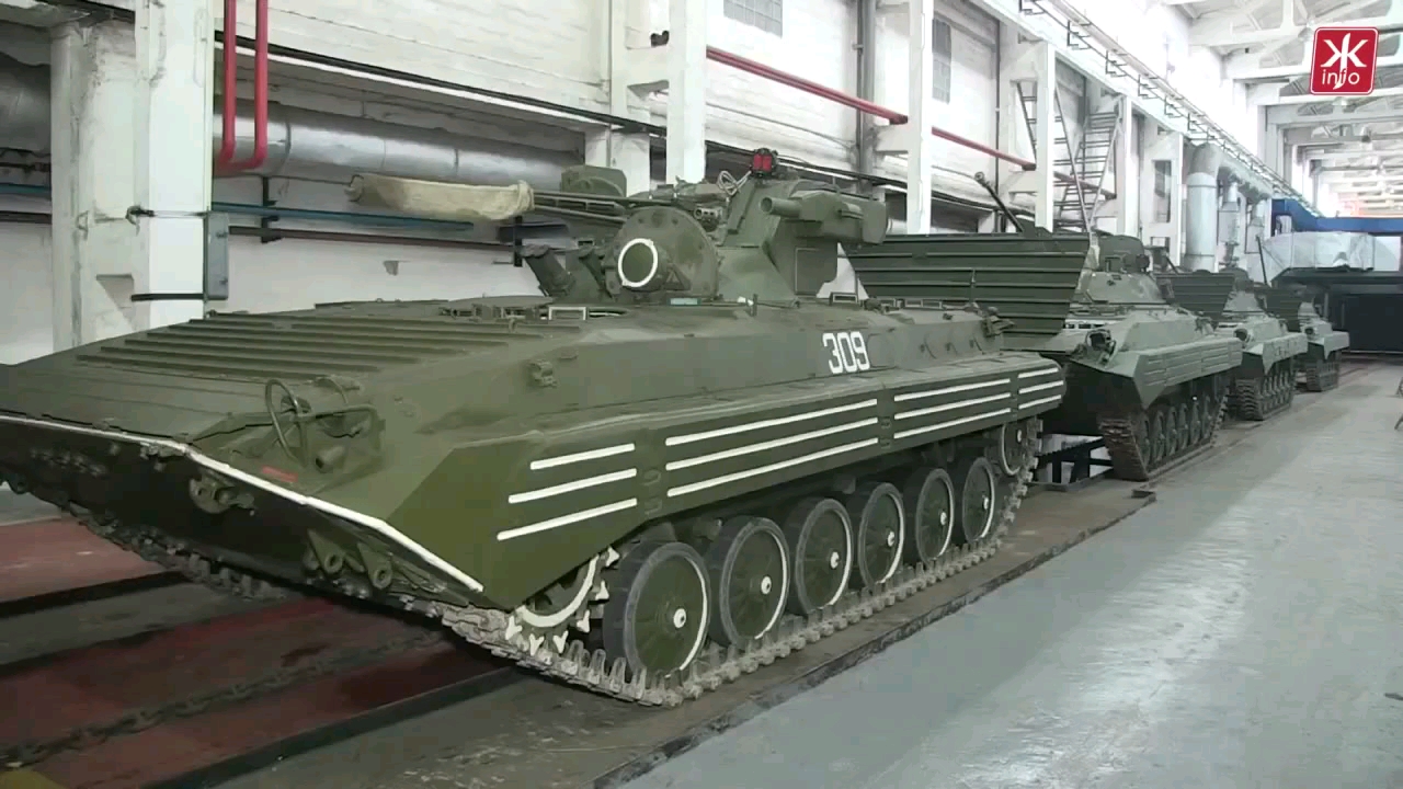 带有战斗模块“Shkval”的 BMP 1U 的乌克兰现代化步兵战车