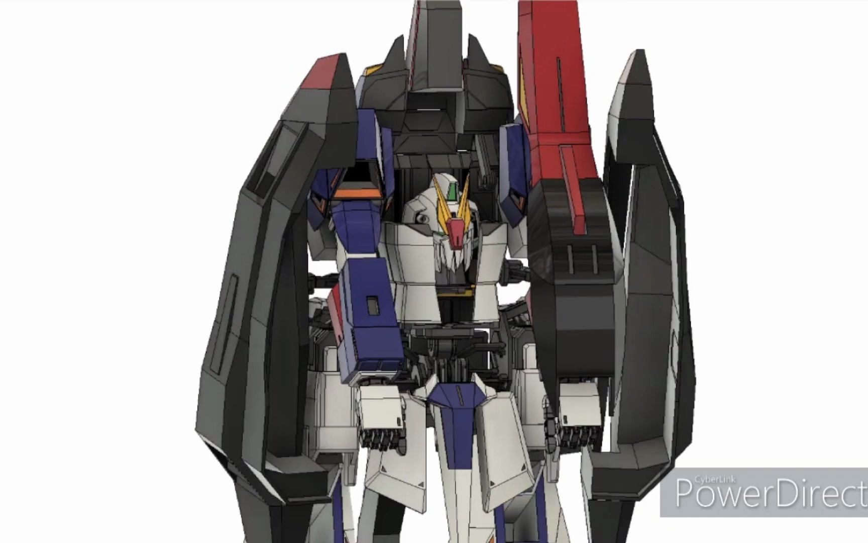 【Fusion360】如何把高达变成西瓜冰?Z高达变形3D动画|3D模型