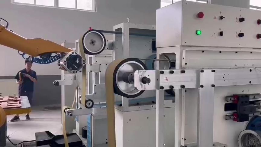 力控浮动砂带机打磨机器人自动化打磨
