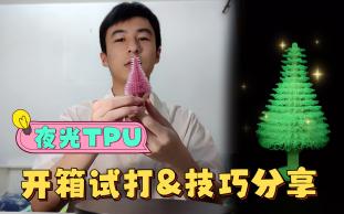 TPU打印技巧|3D打印夜光圣诞树