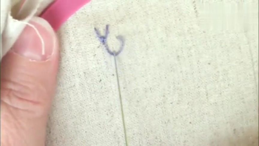 DIY手工刺绣针法教程,简单易学