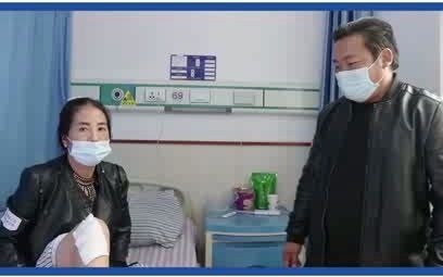 马女士左腿血管瘤治疗