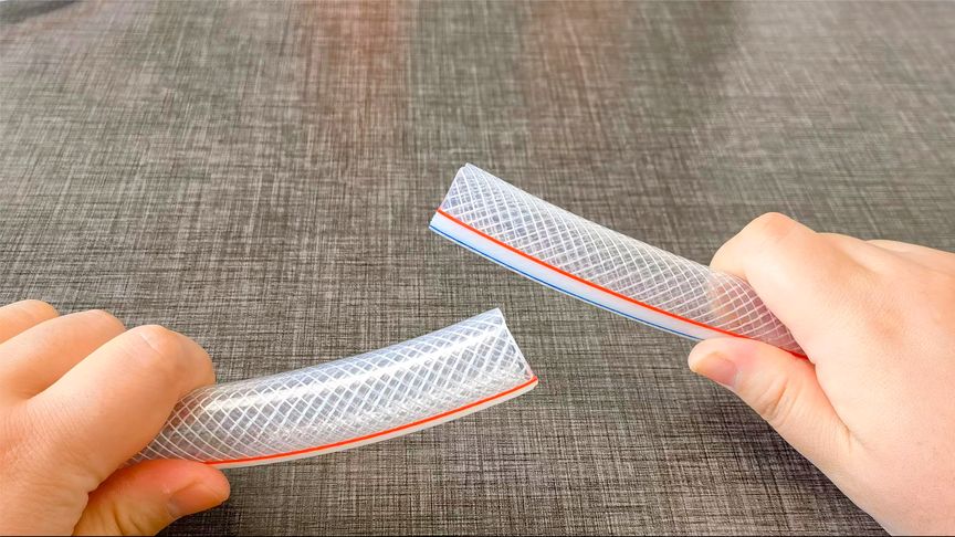 同样粗的2根橡胶软管怎么对接?原来这是最正确的方法,涨知识了
