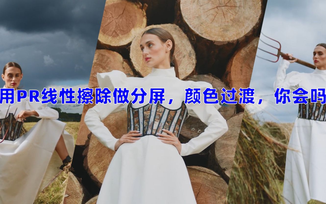 PR的线性擦除有哪些功能 分屏效果 颜色过渡都能做 你会吗