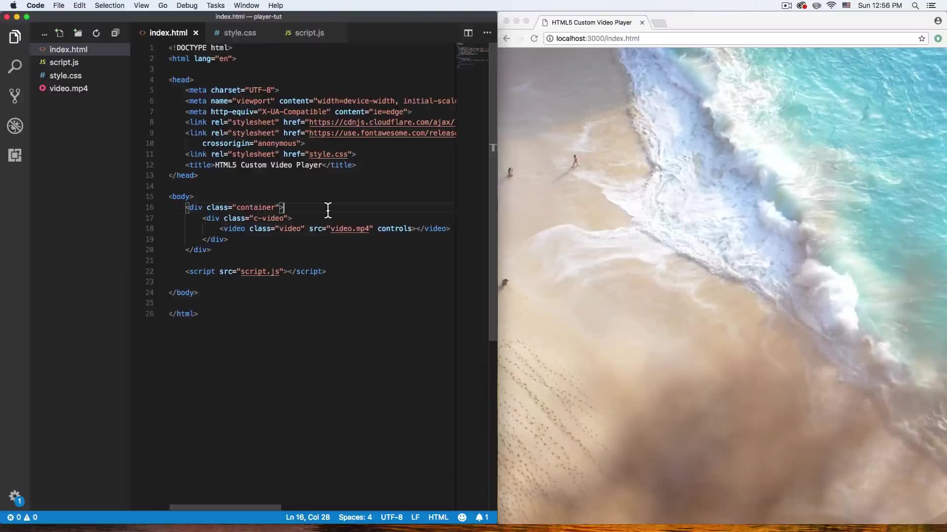 Create A Custom HTML5 Video Player