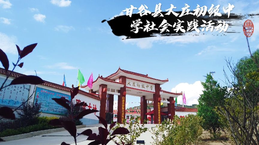 甘谷县大庄初级中学社会实践活动