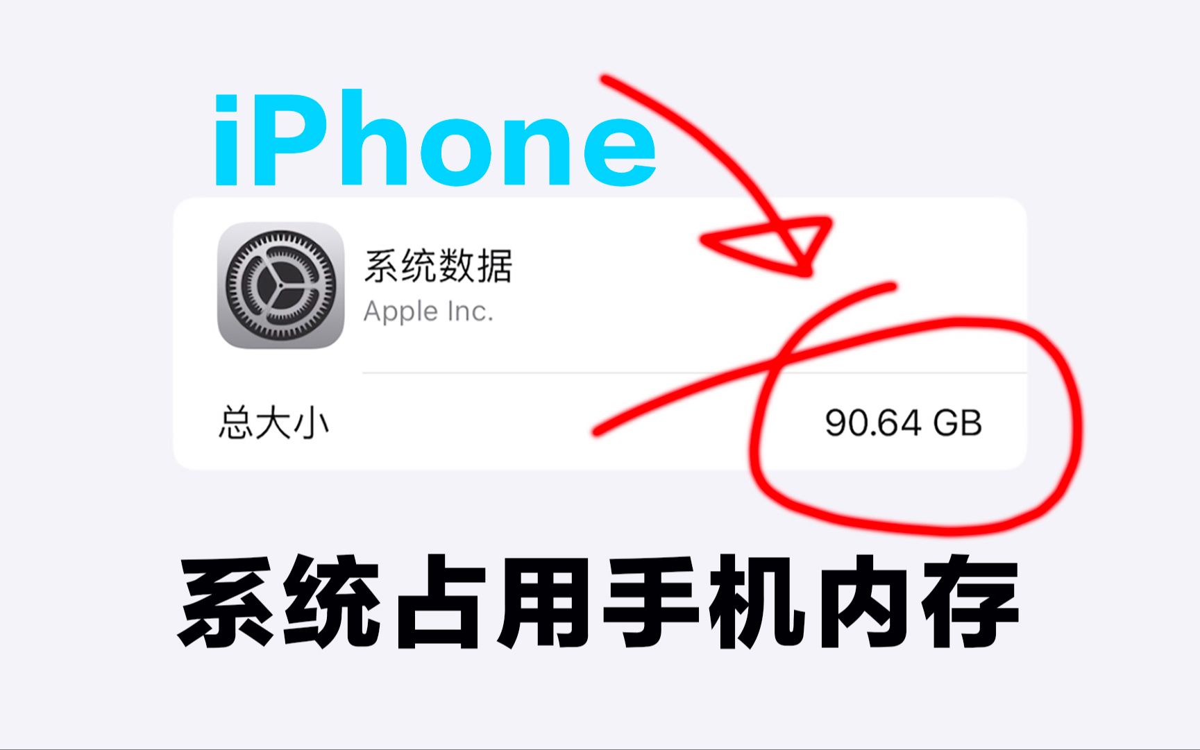 Phone手机删除数据也不能恢复空间,系统竟然占用90GB,怎样解决