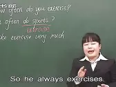 八年级上册How often do you exercise 黄冈英语教学视频