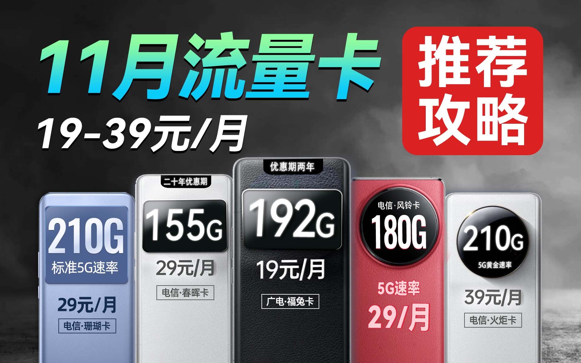 【建议收藏】2023年9月流量卡/手机电话卡推荐攻略,最新最全最高性...