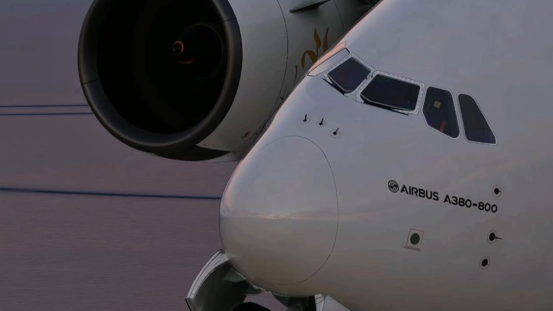 豪华的阿联酋航空A380
