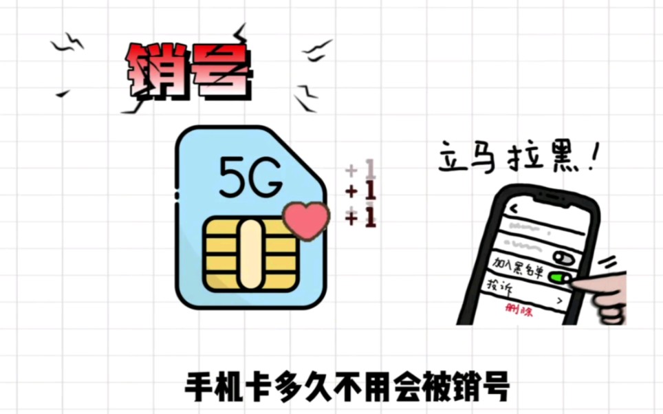 手机卡停机欠费多久会被注销号码?