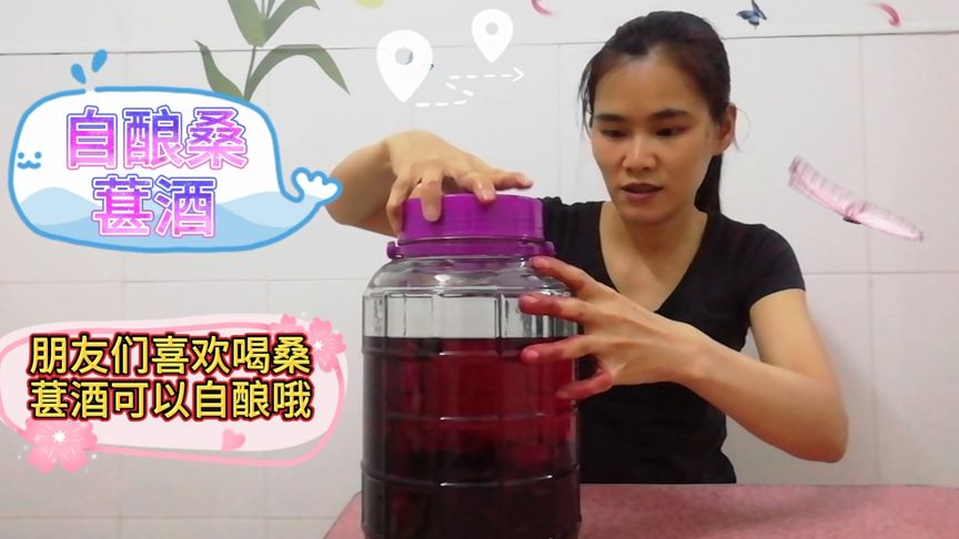 教你桑葚泡酒的制作方法,泡法简单易学,口感醇又耐放