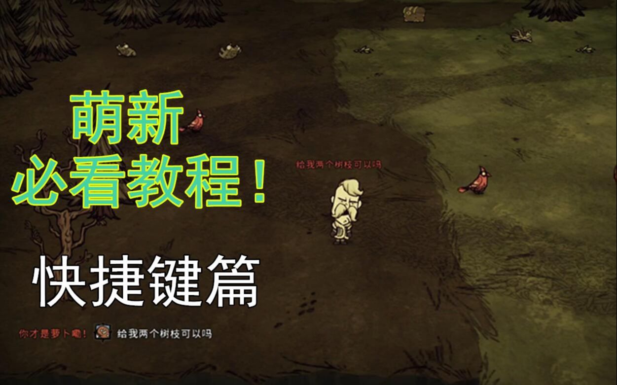 【饥荒联机版】快捷键篇,快捷键的作用,快捷键教程。