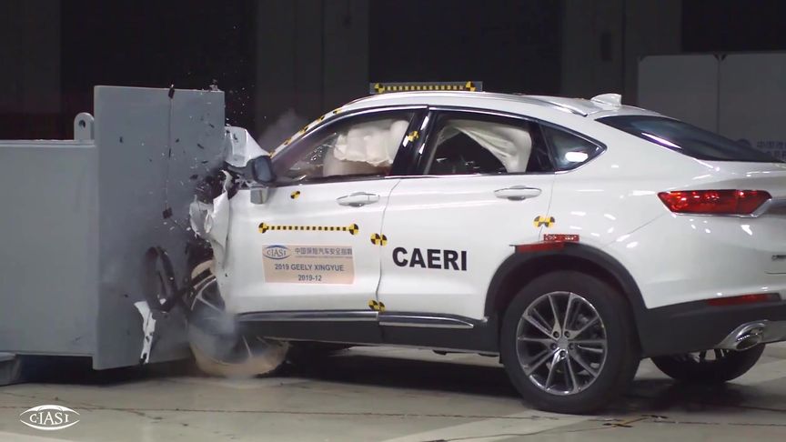 2019款 吉利星越 中国保险汽车安全指数C-IASI 碰撞测试-正面25%