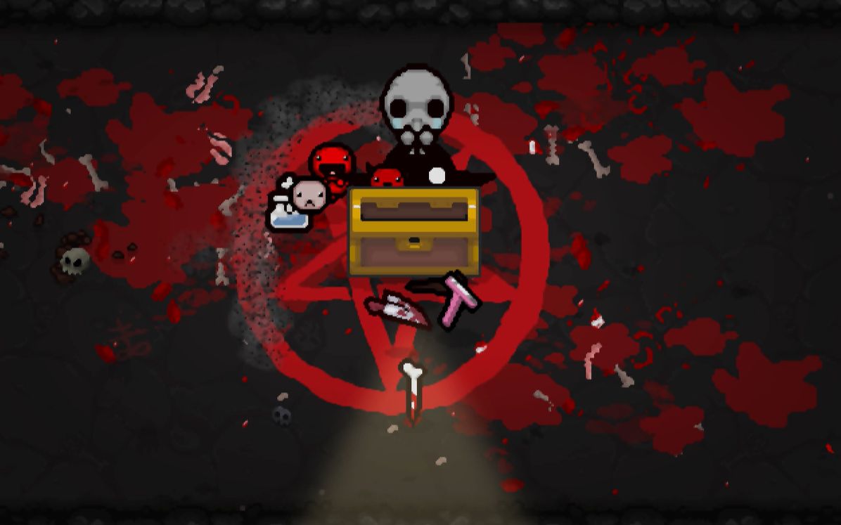 【小金鱼】以撒的结合#58#超帅bgm中伤害超高的欧皇骨!真·天使...