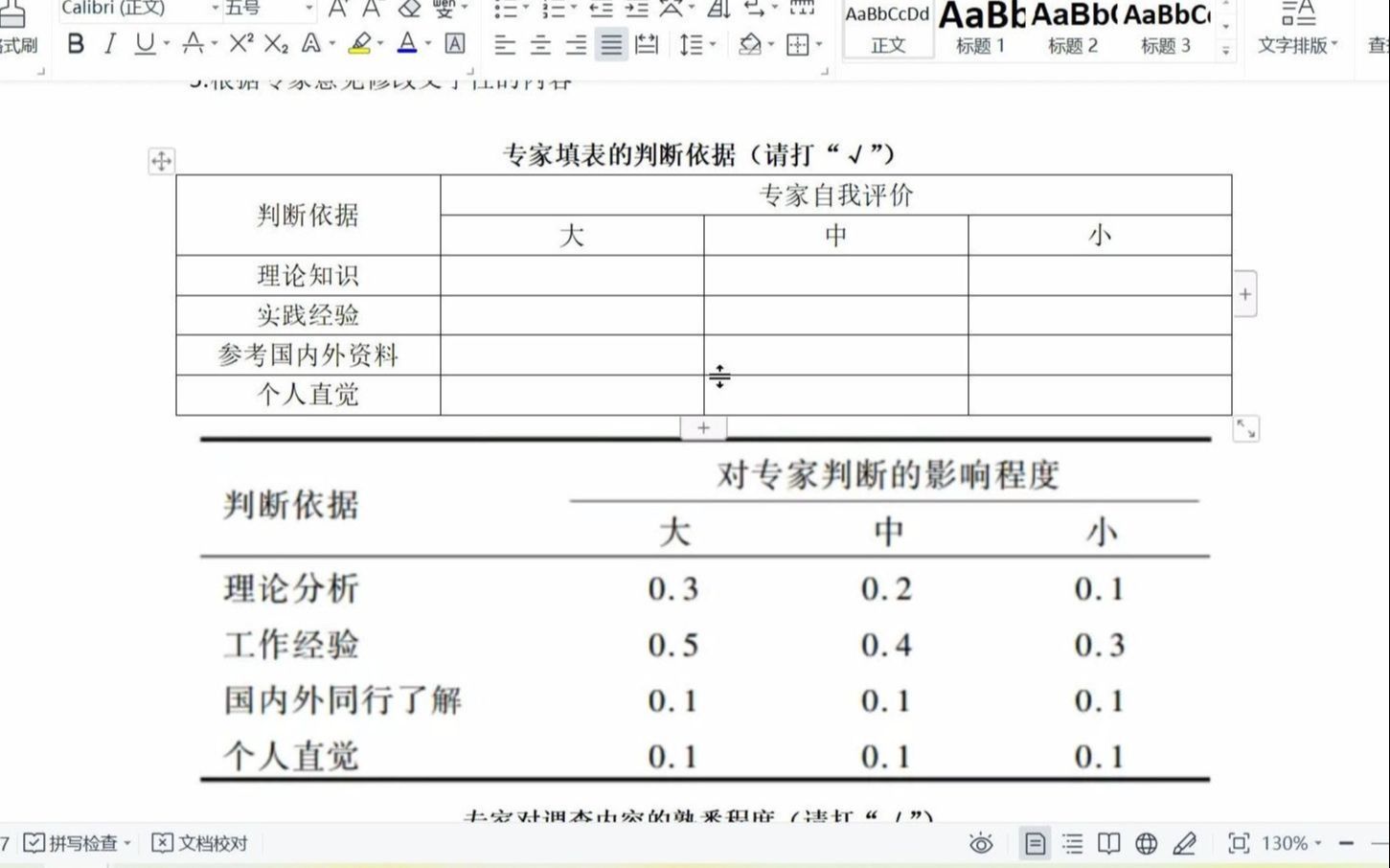 专家函询数据分析-权威系数 变异系数 肯德尔系数如何计算