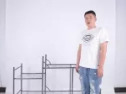 折叠衣柜-186安装视频 全钢架结构