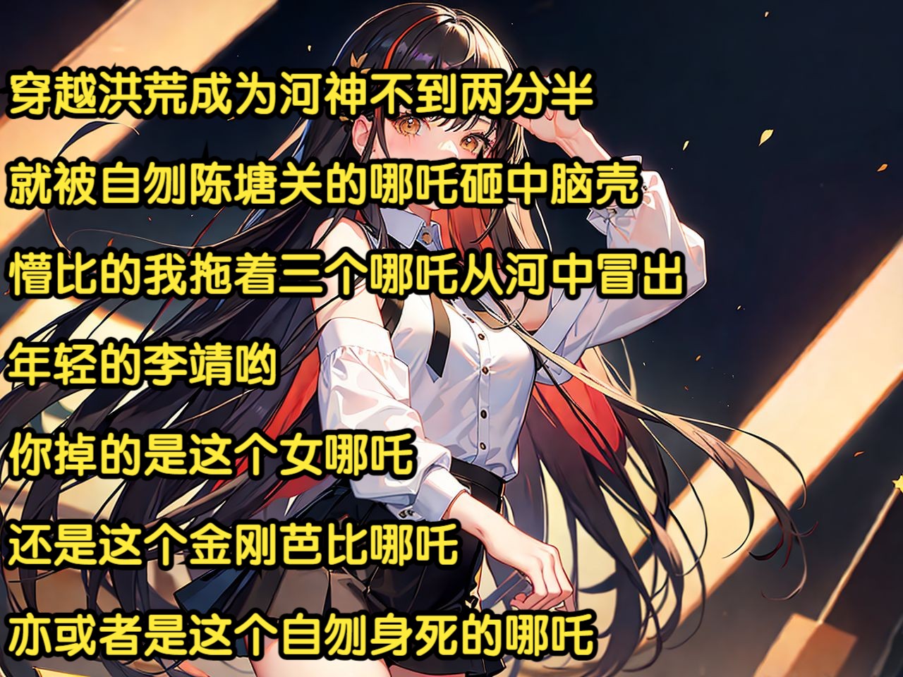 穿越洪荒成为河神不到两分半,就被自刎陈塘关的哪吒砸中脑壳,懵比的...