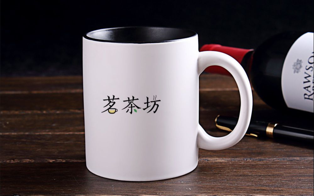 【茗茶坊】AI软件LOGO字体设计教程