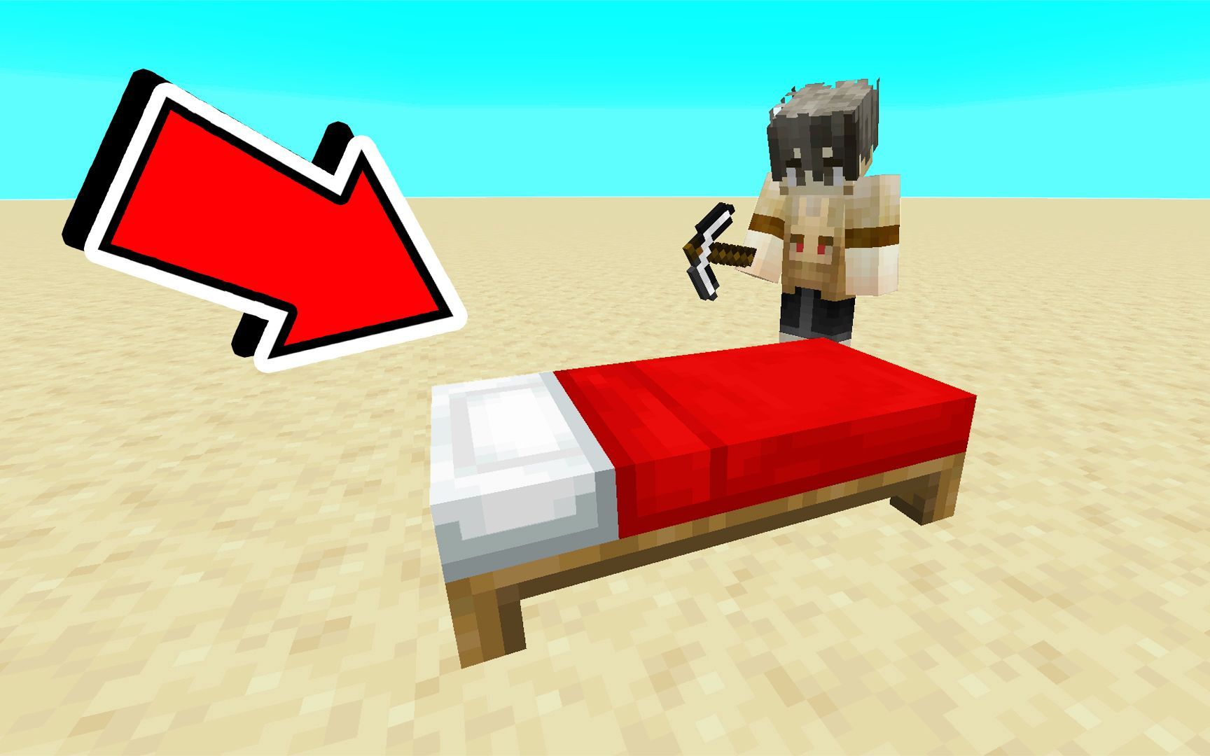 我的世界起床战争:只需要3分钟,就可以轻松获胜一局游戏!_我的世界