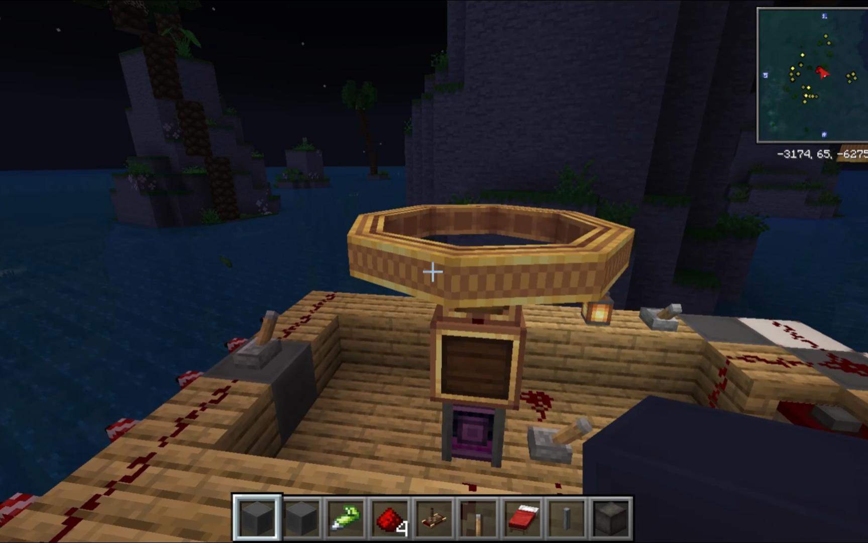 喜报:我的动力船会飞了;坏消息:会飞了_哔哩哔哩bilibili_Minecraft