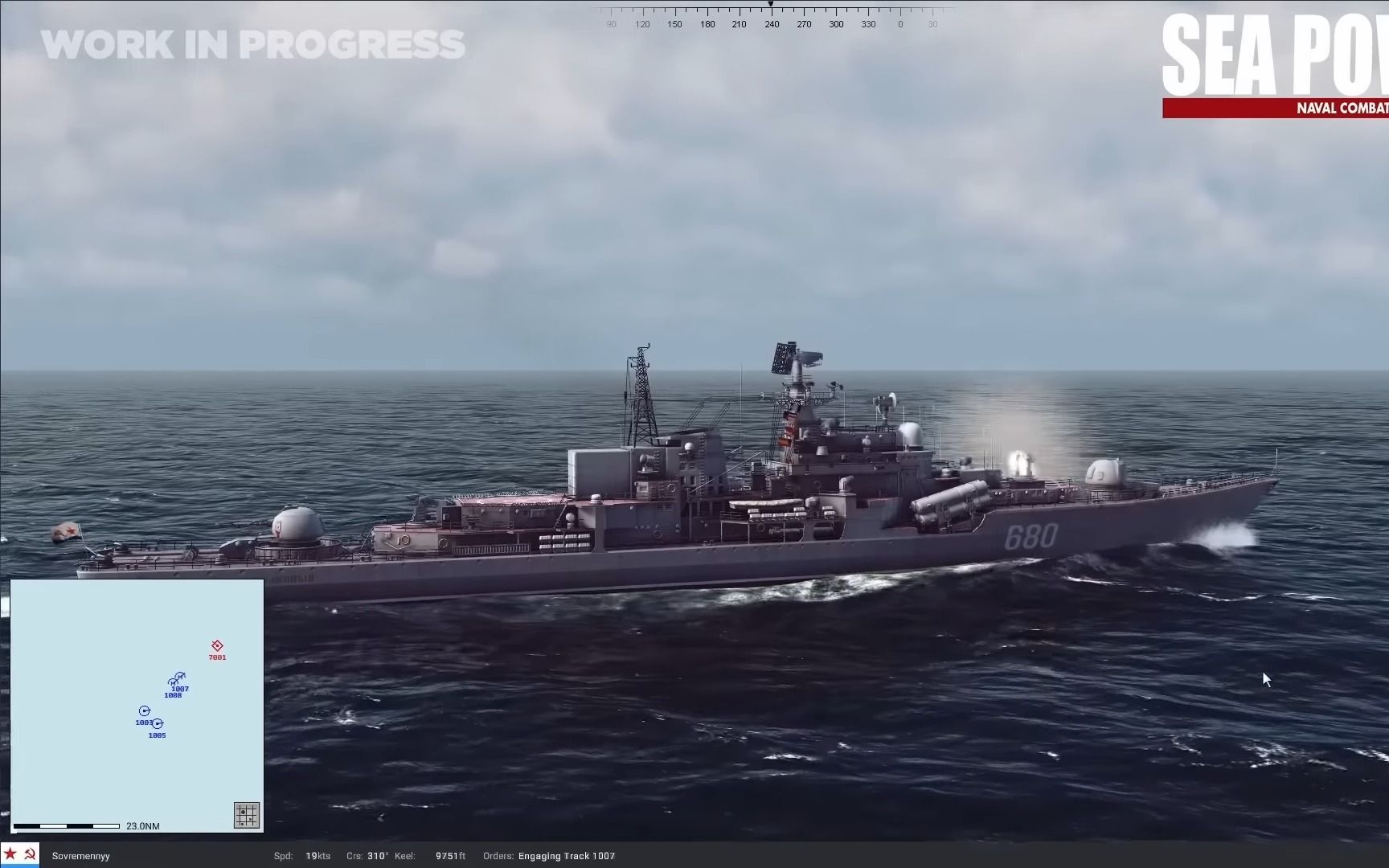 2023年新的硬核海军游戏介绍 Sea Power 海洋力量 看上去不错