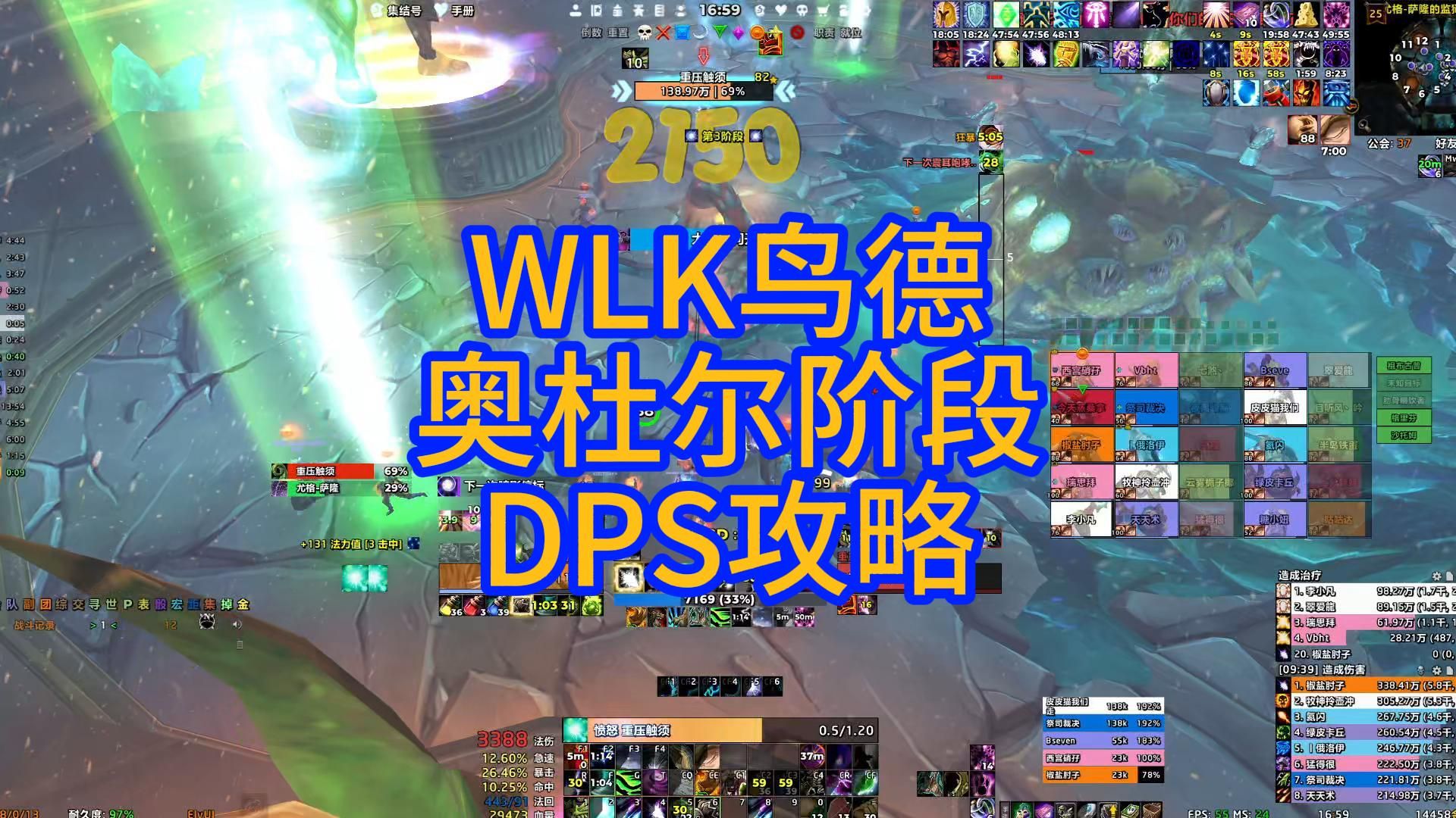 WLK鸟德奥杜尔月火流攻略_网络游戏热门视频