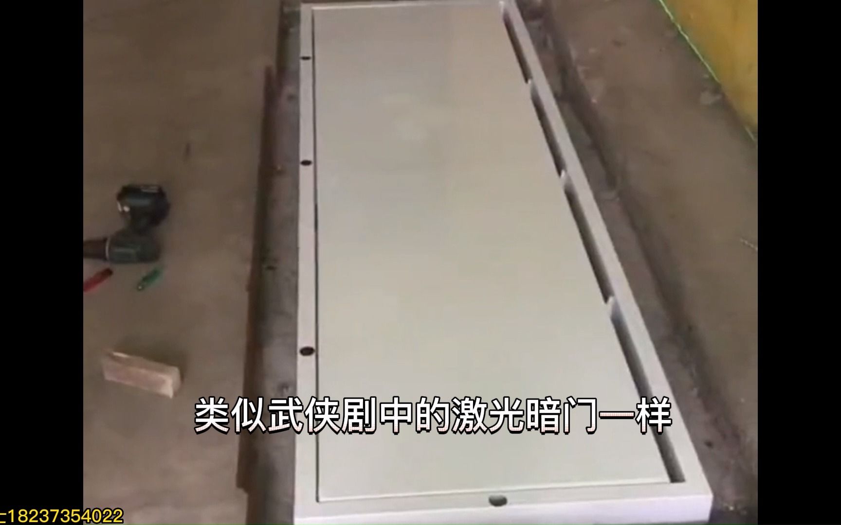 定制尺寸地下室隐形门隐形效果绝对让您满意