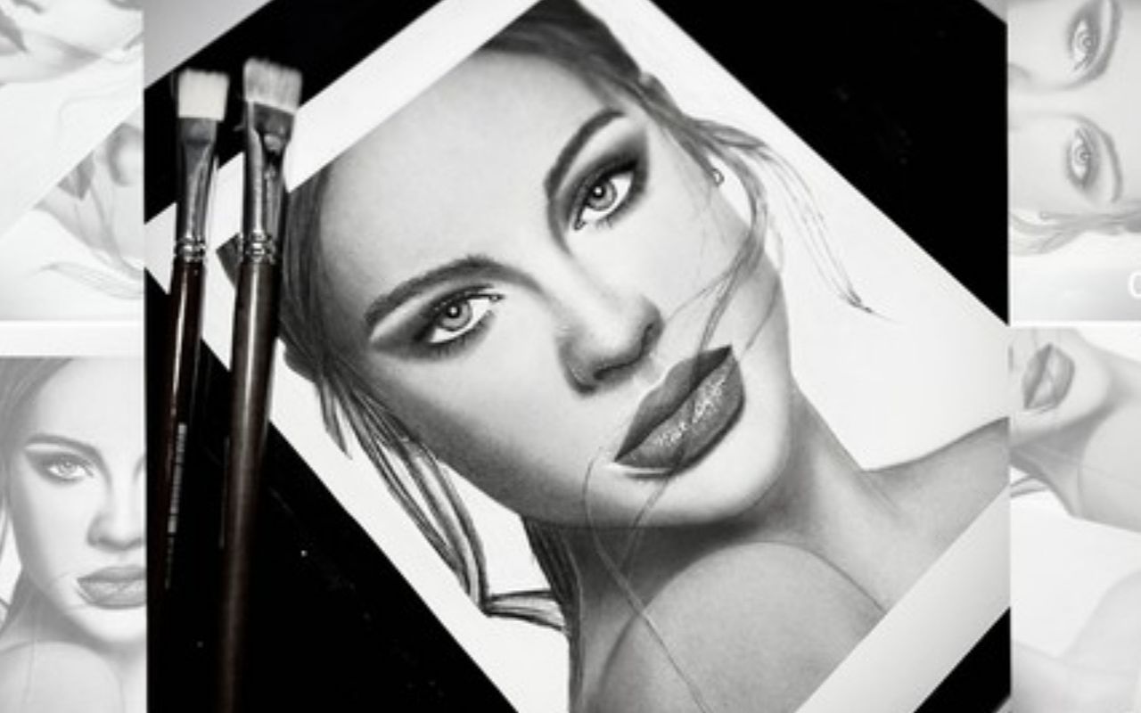 超逼真肖像画传统绘画实例训练视频教程 RRCG