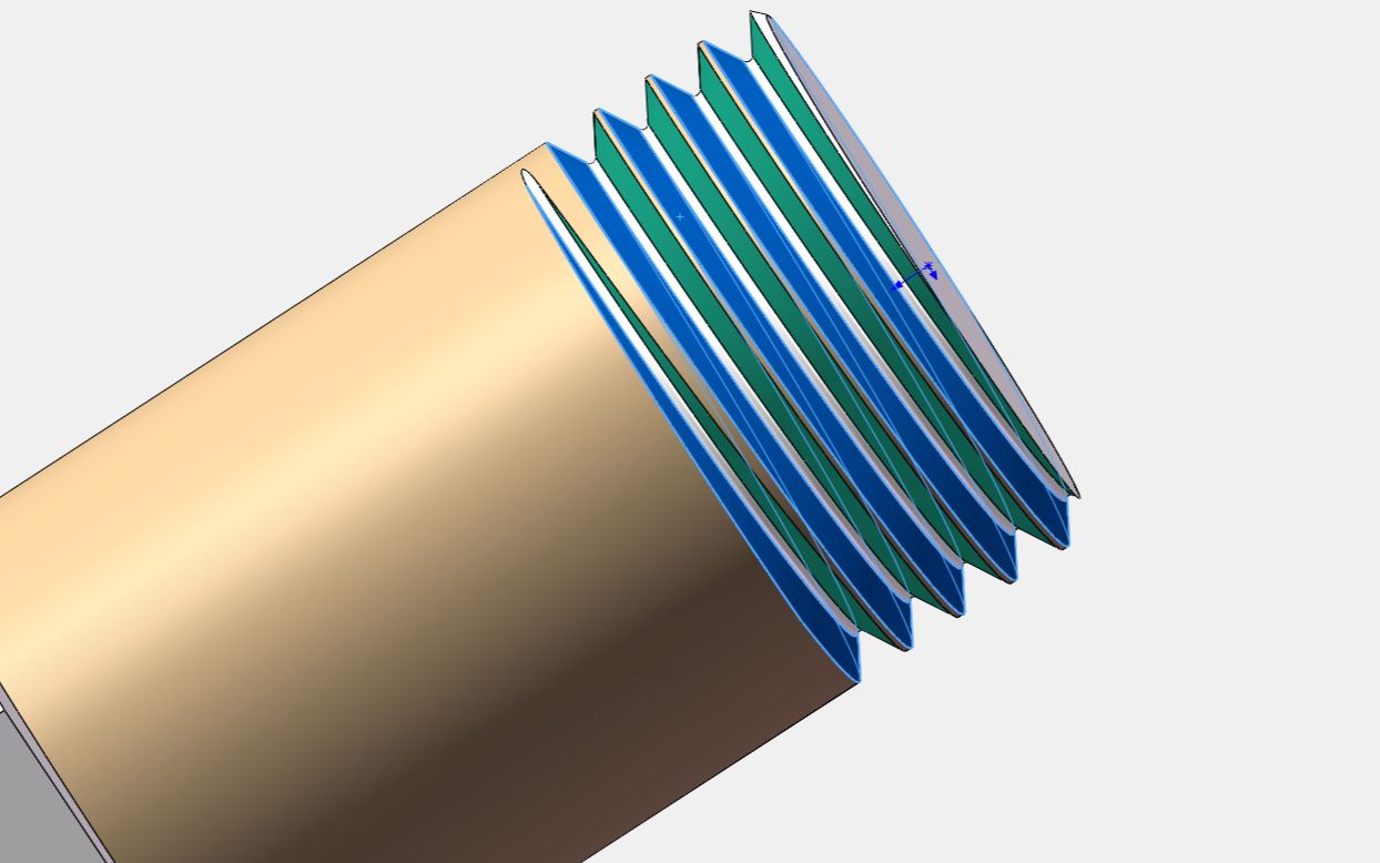 [solidworks]对于螺纹的处理,详细教程,包教包会