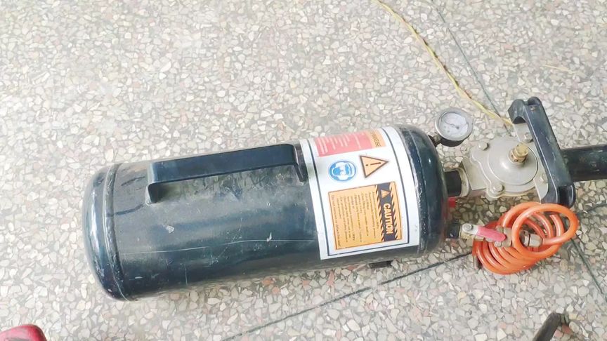 刹车爆冲改一下,给电动车真空胎充气,适合任何地方