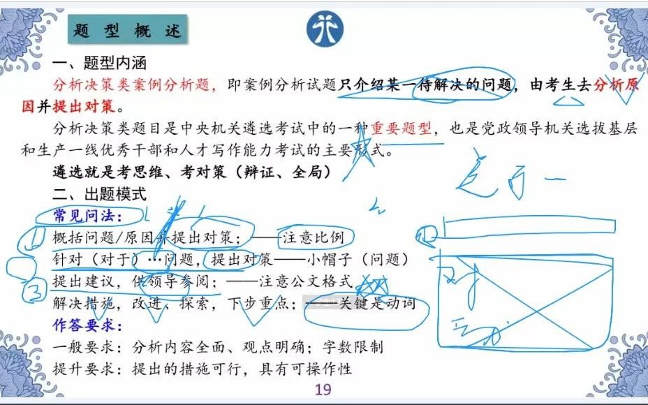 【遴选必看】分析决策类案例分析题