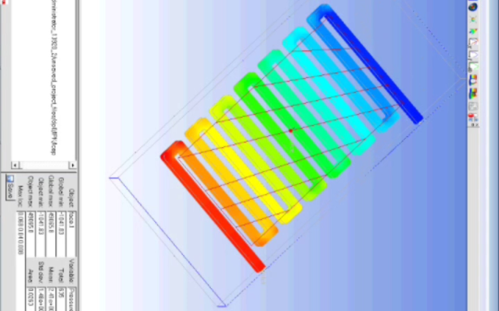 ICEPAK液冷板模拟仿真及流固强度耦合仿真