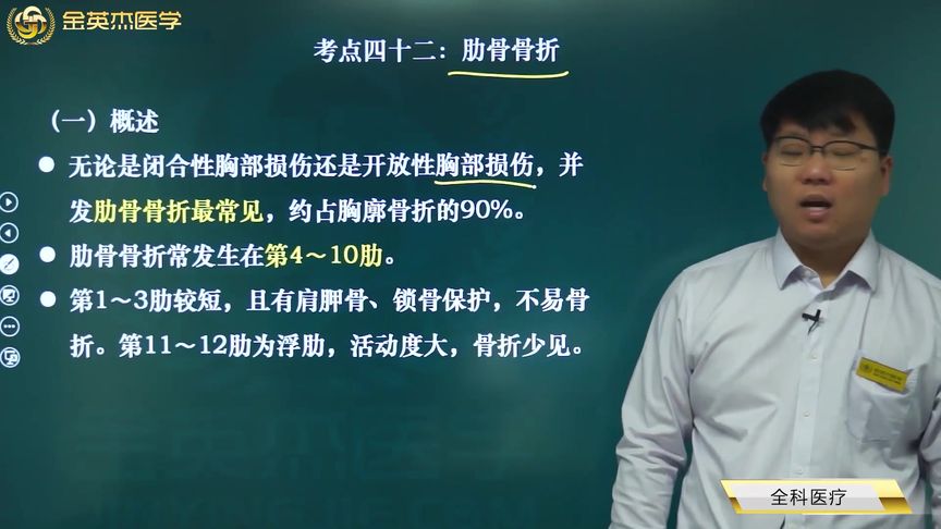 肋骨骨折:概述、临床表现、诊断,你应该知道的知识