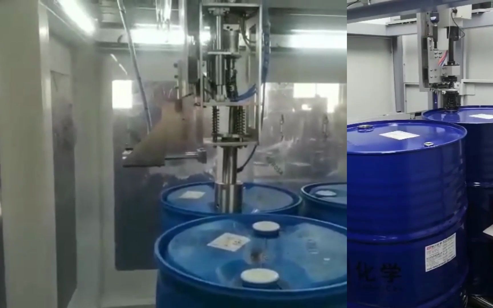 200L印染助剂自动旋盖灌装机