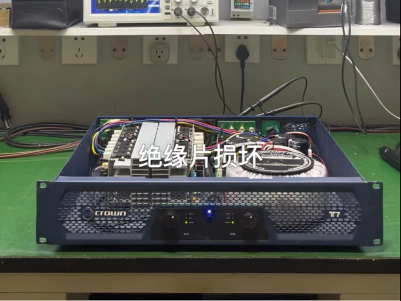 成都王师傅修功放维修案例过程包括检查输入口、功放管、电源板、...