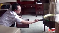 kav品牌三节抽屉钢珠滑轨的安装拆卸方法【三折滚珠滑轨使用】