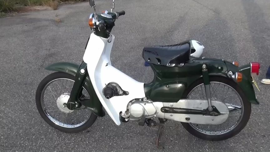 日本男子在摩托车上装了一个本田涡轮增压器,启动之后看看怎么样