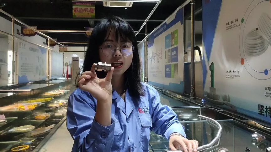 不锈钢波纹管的快速接头连接原来这么简单,看完妹子也会安装了