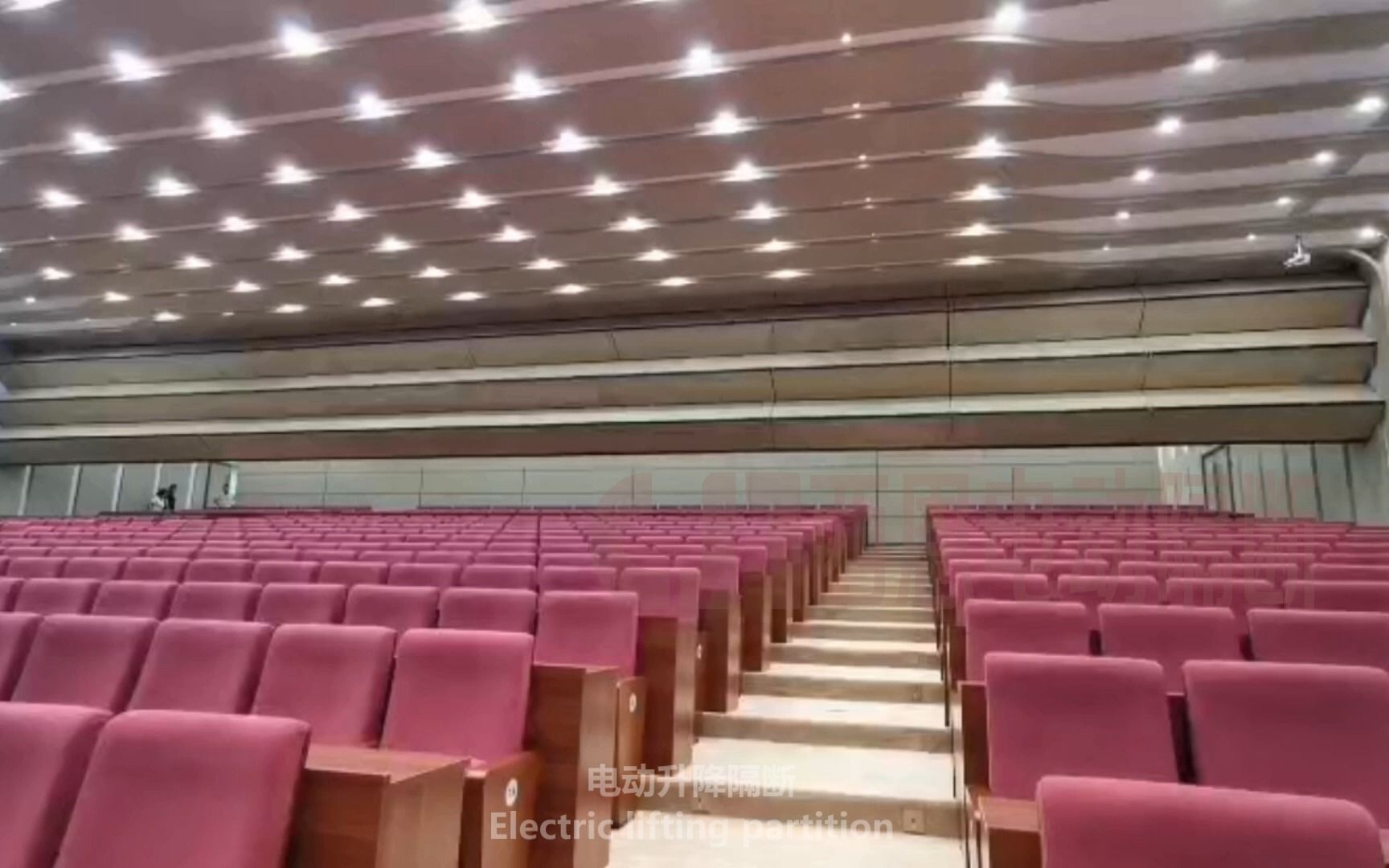 电动升降隔断大型会议室隔断-西恩工程