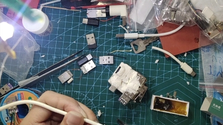 给手机充电线换个usb头头