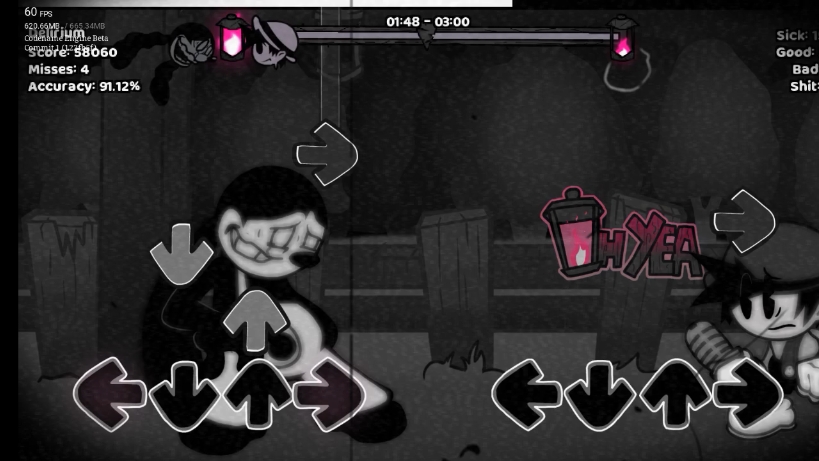 【FNF】周日的荒凉,但是手机无需虚拟键盘版本!