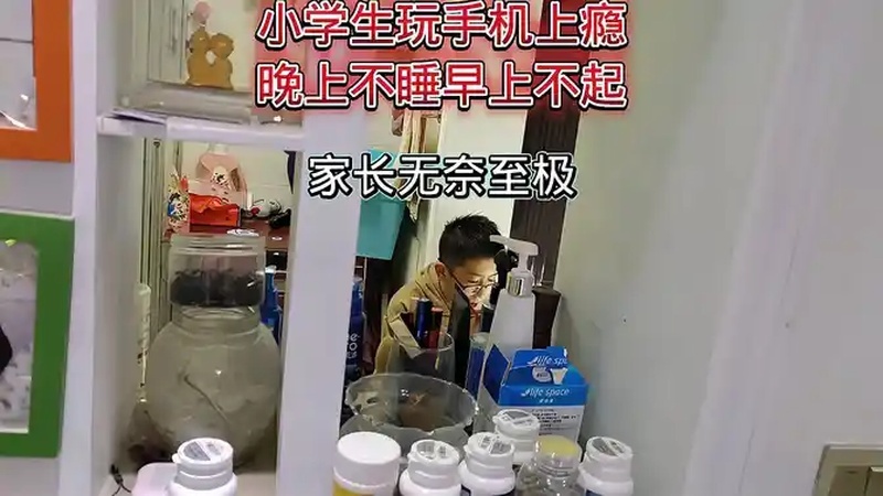 小学生玩手机上瘾,晚上不睡,早上不起,家长无奈至极,谁有办法