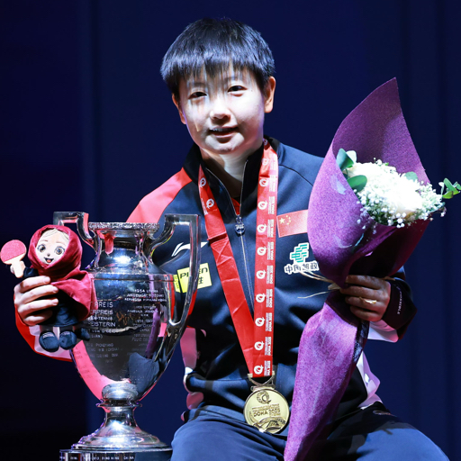 孙颖莎的成长记录 