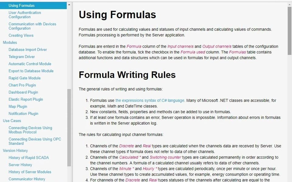 6.Rapid SCADA使用公式